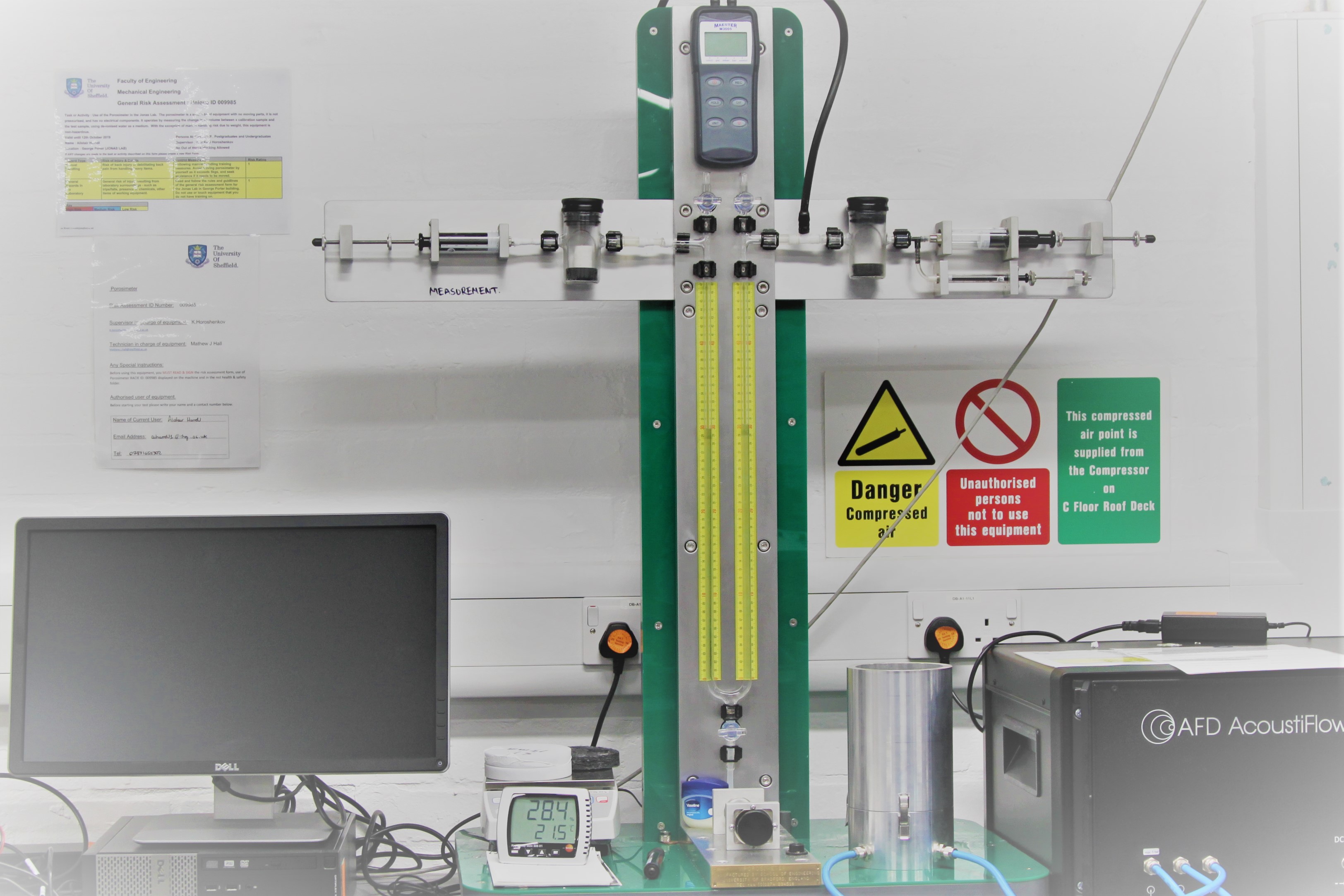 Porosimeter | Dynamics Research Group